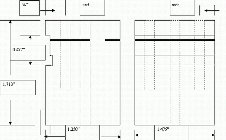 Plans for rear mounted parting tool holder (Pg 1) – MachinistBlog.com
